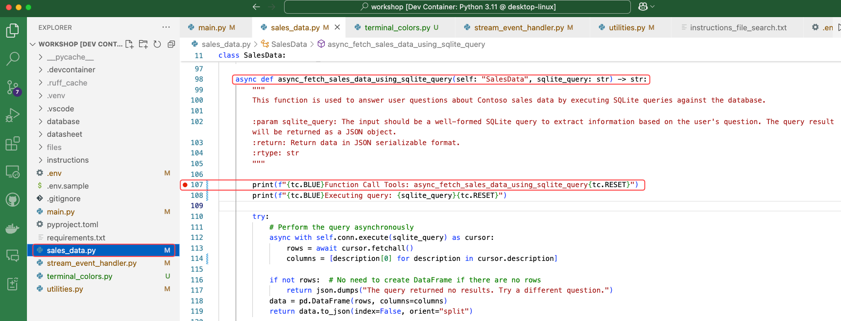 Lab 1🧪function Calling のパワー Build Your Code First Agent With Azure Ai 8800