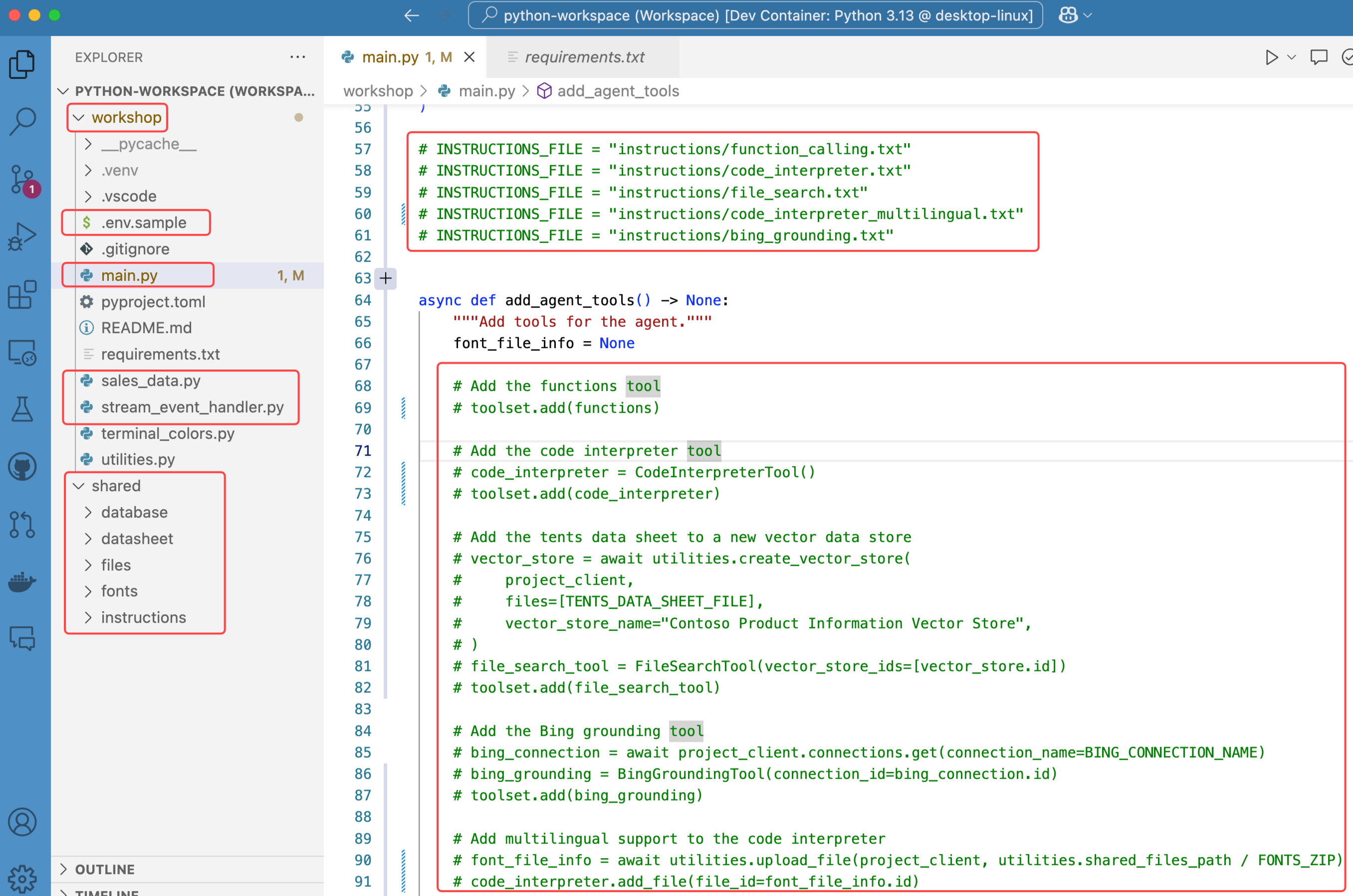 Getting Started - Build your code-first agent with Azure AI Foundry ...
